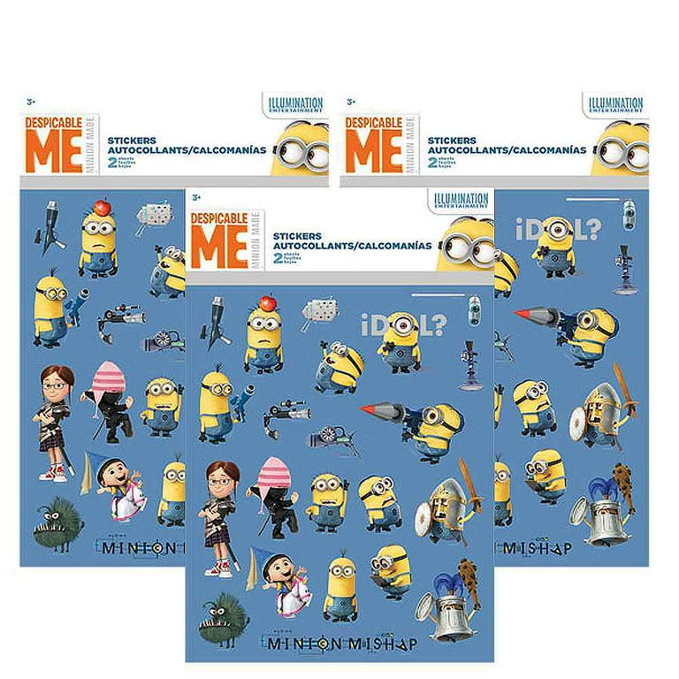 Minion Party Bags Despicable Me 4: Super Sticker Book | BIG W Minion ...