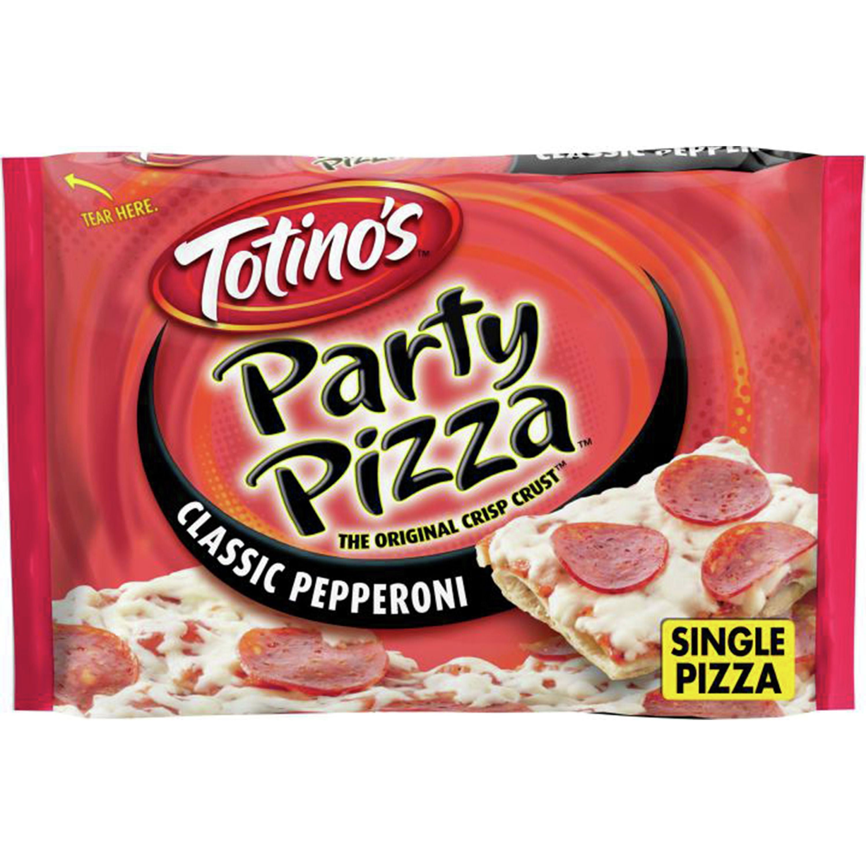 Totino's Party Pizza, Classic Pepperoni, 9.8 oz (frozen) – Walmart ...