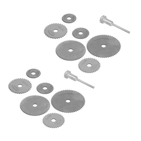 Cutting Wheel Set, Circular Saw Blades Set 12Pcs With 2pcs Connecting ...