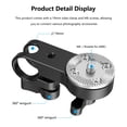 Aluminum Camera Rig Clamp for 19mm Rod Systems, Single Hole Tube Mount ...