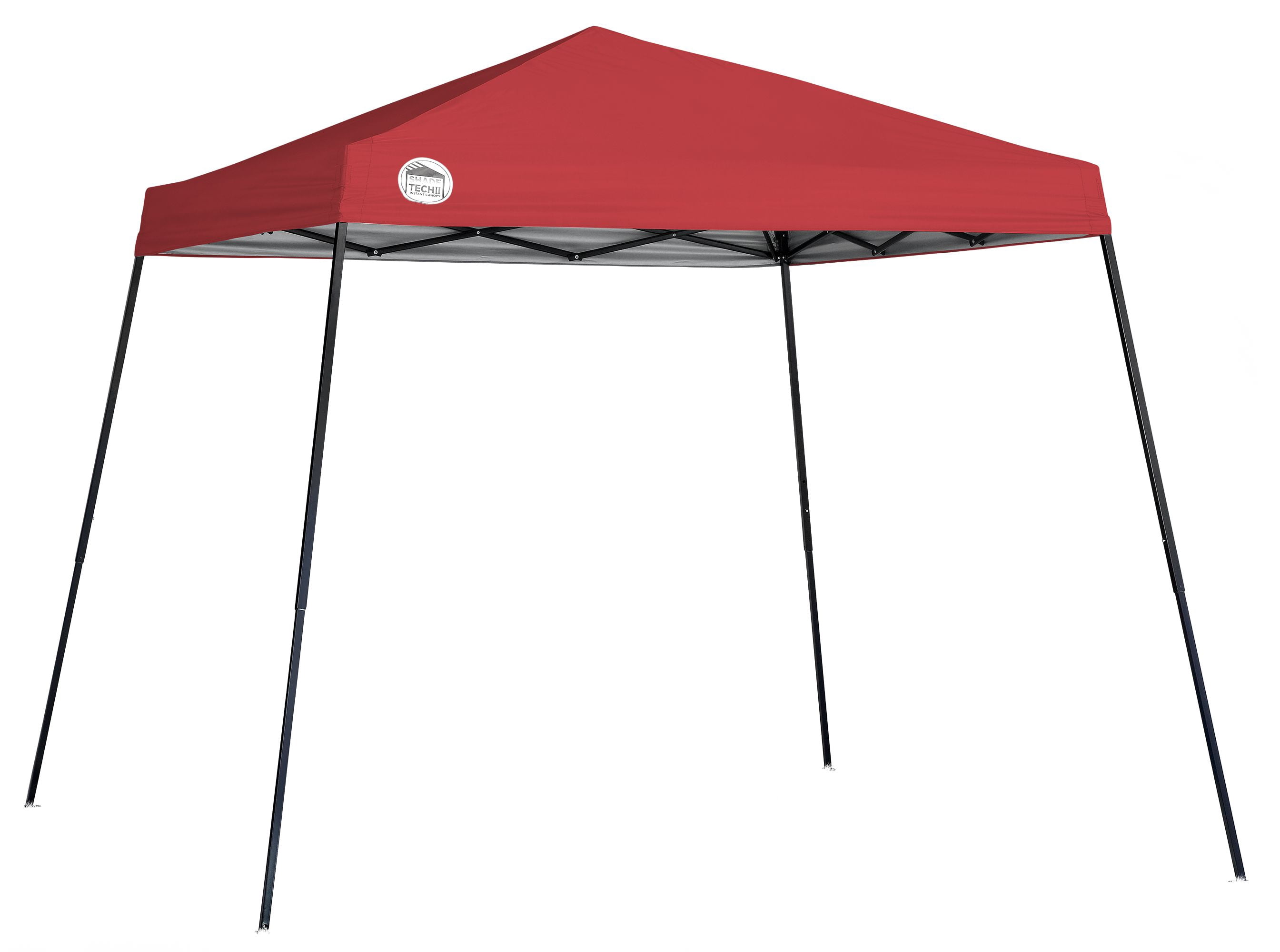 ST56 10 x 10 ft. Slant Leg Canopy - Red - Walmart.com