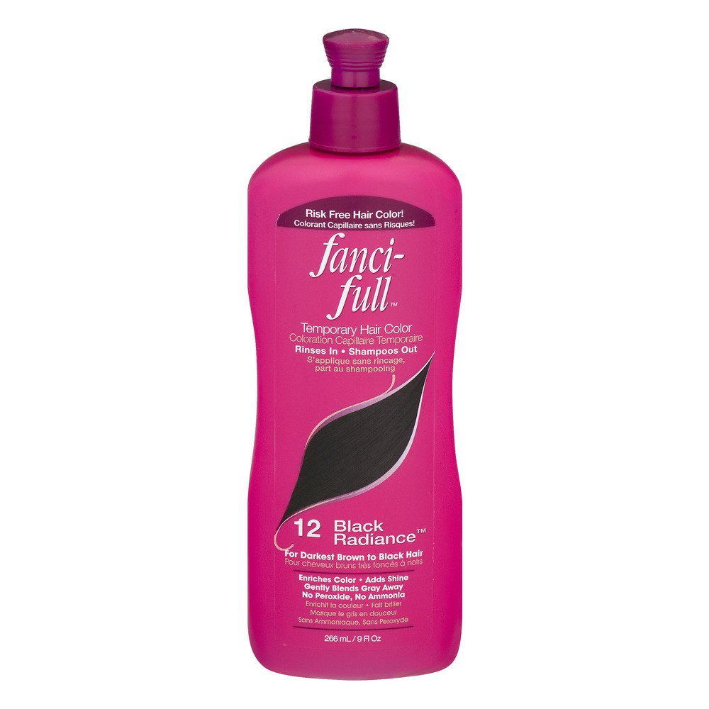 Fanci-Full Temporary Hair Color Black Radiance, 9.0 FL OZ - Walmart.com ...