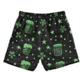 BZSMCE Beach Shorts Trunks Quick Dry Short Clover Green Tile Beer ...