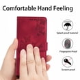 for iPhone 15 Butterflies Embossed Wallet Case with Wrist Strap - PU ...