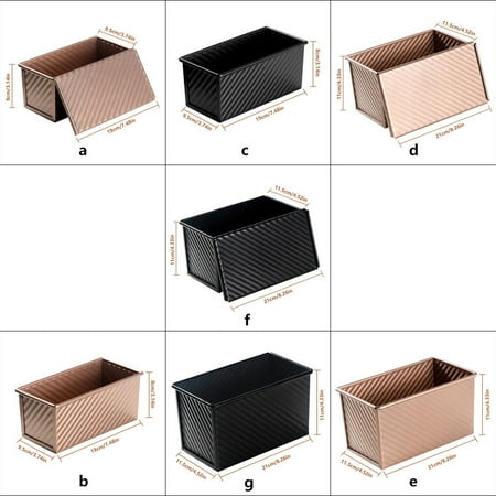 juguse Loaf Pan Bakeware Mold Molds Cover Rectangular Baking Non-sticky ...