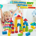 UNIH Soft Foam Building Blocks: Educational Toy for Toddlers (2-4 Years ...