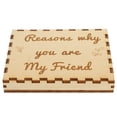 1 Set Wooden Friendship Gift Box Friendship Appreciation Gift Box ...