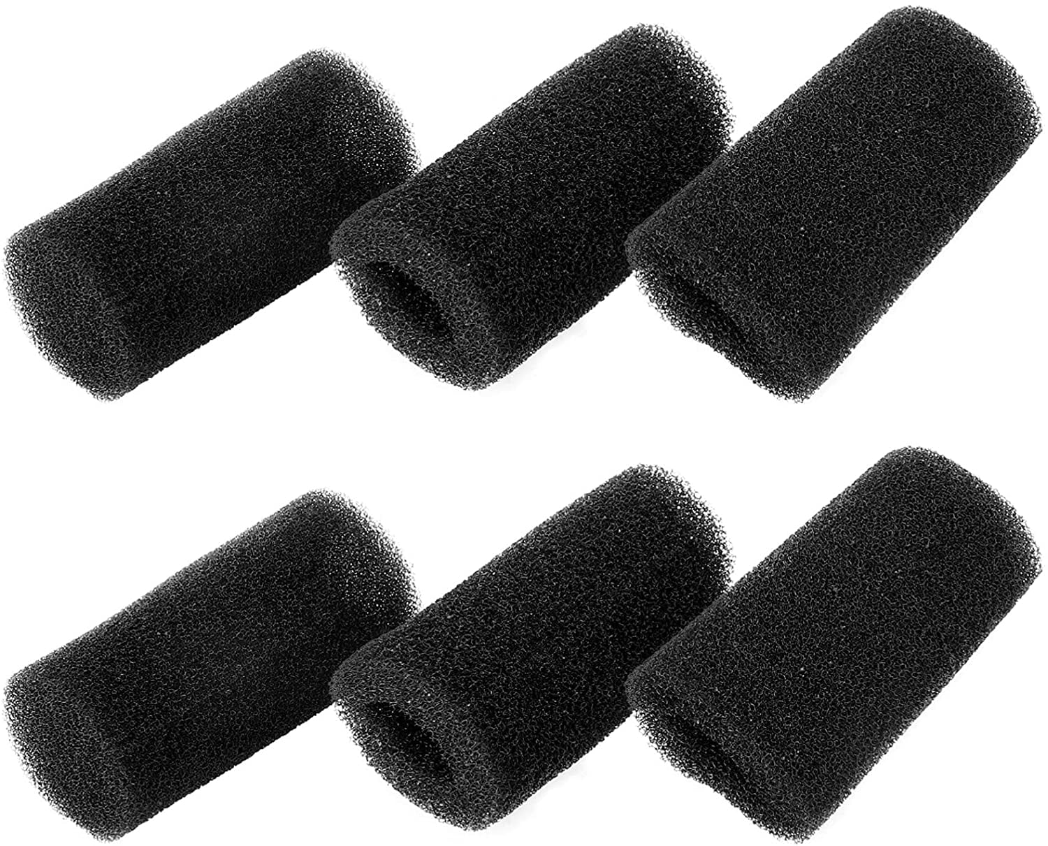 6 PCS Aquarium Filter Sponge Aquarium Filter Foam Rolls Pre Filter ...