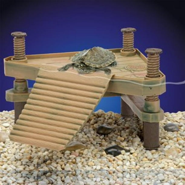 Penn-Plax Reptology Floating Plastic Turtle Pier and Basking Platform ...