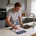 4th of July Patriotic Kitchen Hand Towels, Red White Blue Star Stripe ...