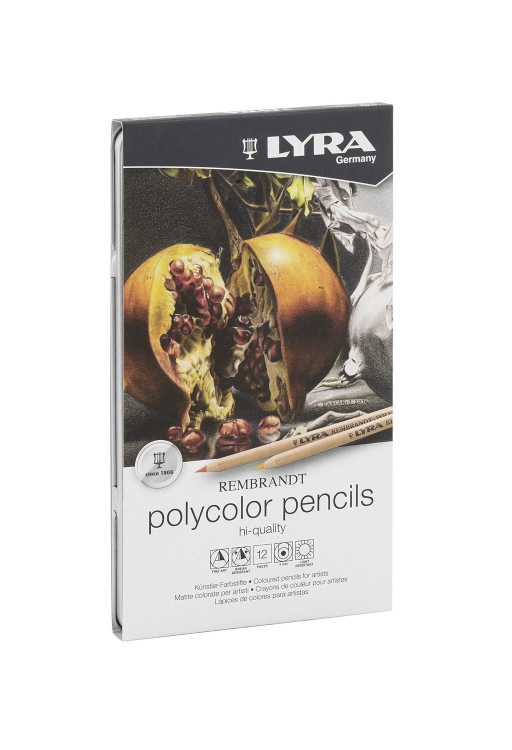 Lápices de Colores Lyra Rembrandt Polycolor Juego 12 Colores multicolor ...