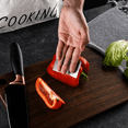 6 Pack Stainless Steel Finger Guard for Meat Cutting, Vegetable Slicing ...