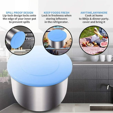 Original Silicone Lid and Silicone Ring for Instant Pot Pressure Cooker ...