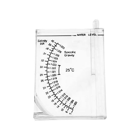 NUNADERNU Seawater Hydrometer Salinity Meter Saltwater Tester Salinity ...