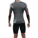 NELEUS Men's Athletic Compression Shirt Base Layer Tight Tops Short ...