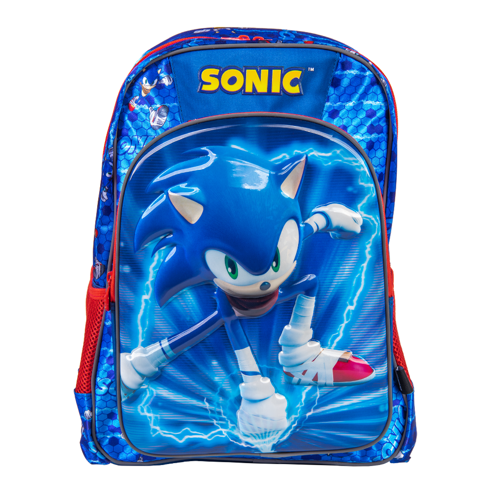 Mochila Escolar Ginga Sonic 16 Pulgadas Frontal 3d Speed Force Edition | Walmart en línea