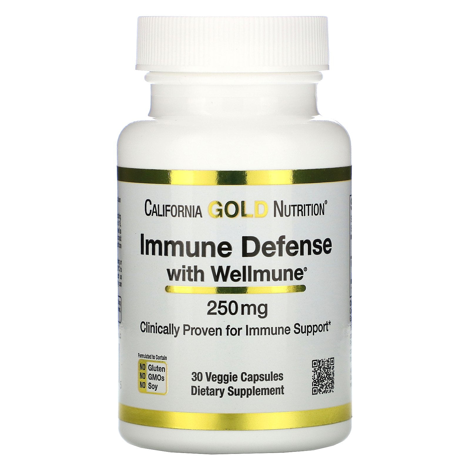 California Gold Nutrition Immune Defense with Wellmune, Beta-Glucan ...