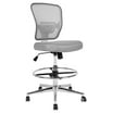 Drafting Stool, Fabric, Gray, Adjustable Arms, Mid Back - Walmart.com