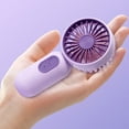 Jiyugala Portable Mini Fans, Handheld, USB Battery Operated, 3 Speeds ...