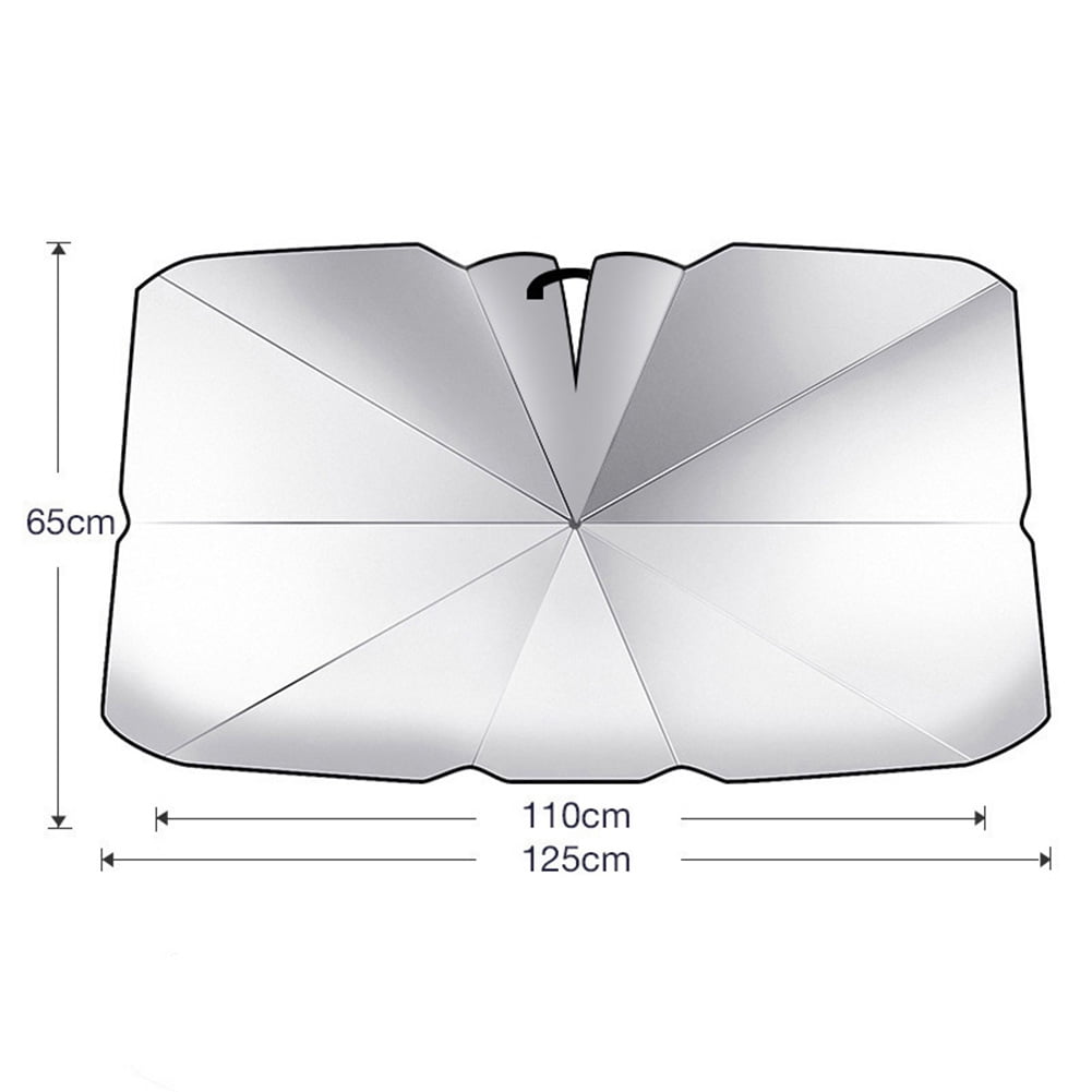Car Windscreen Sun Shade Sunshade UV Heat Reflective Visor Umbrella ...