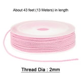 Twisted Nylon Twine Thread Beading Cord 2mm 13M/43 Feet Extra Strong ...