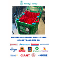 Handy Sandy Repeat Shopping Universal Cart Bag with Zipper Pouch ...