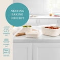 The Pioneer Woman Vintage Lace 6-Piece Rectangular Ceramic Baking Dish ...