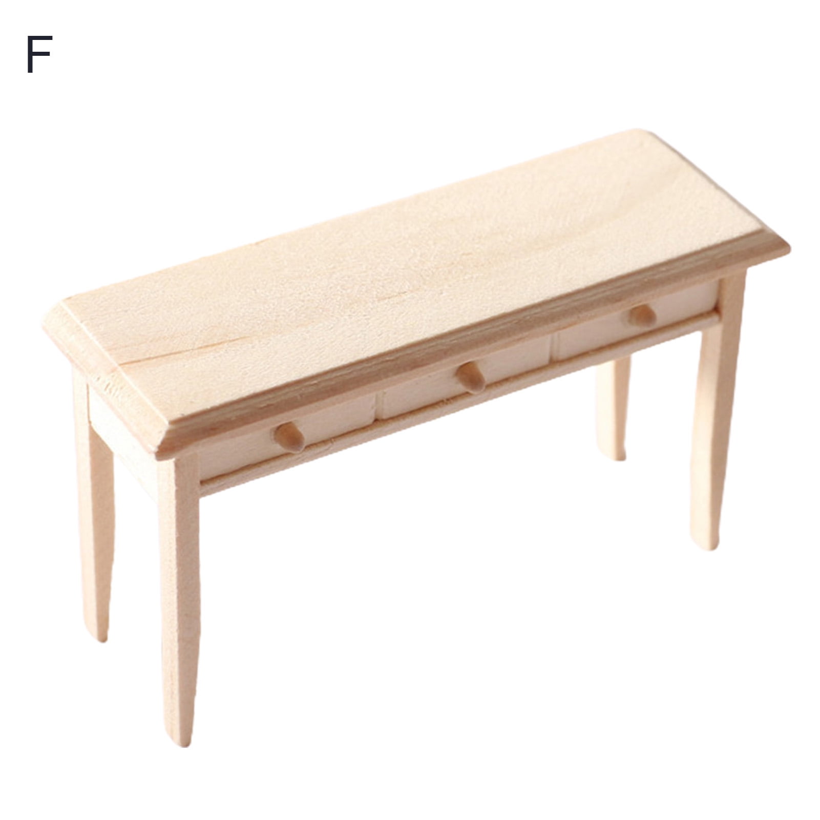 Miniature Doll Furniture, Wooden Display Cabin Cupboard Dollhouse ...