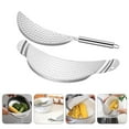 Stainless Steel Strainer Pot Pan, Pasta Drainer, Spaghetti Colander ...
