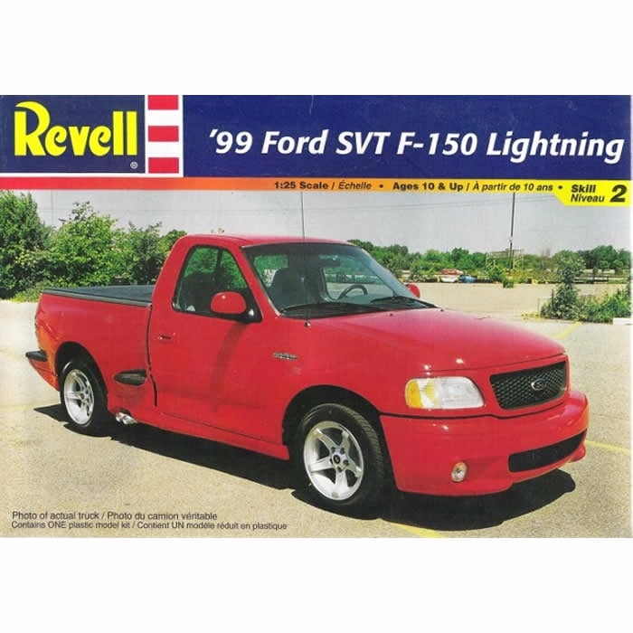 Ford SVT F150 Lightning Pickup 1/25 Scale Plastic Model Kit Revell ...