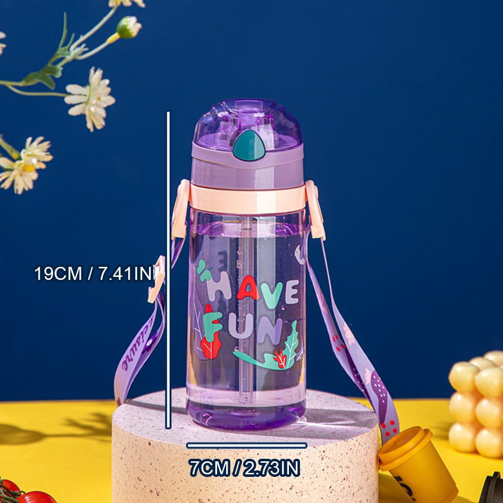 Outdoor Portable Slanted Hand-held Sports Water Cup Flip Straw Cup ...