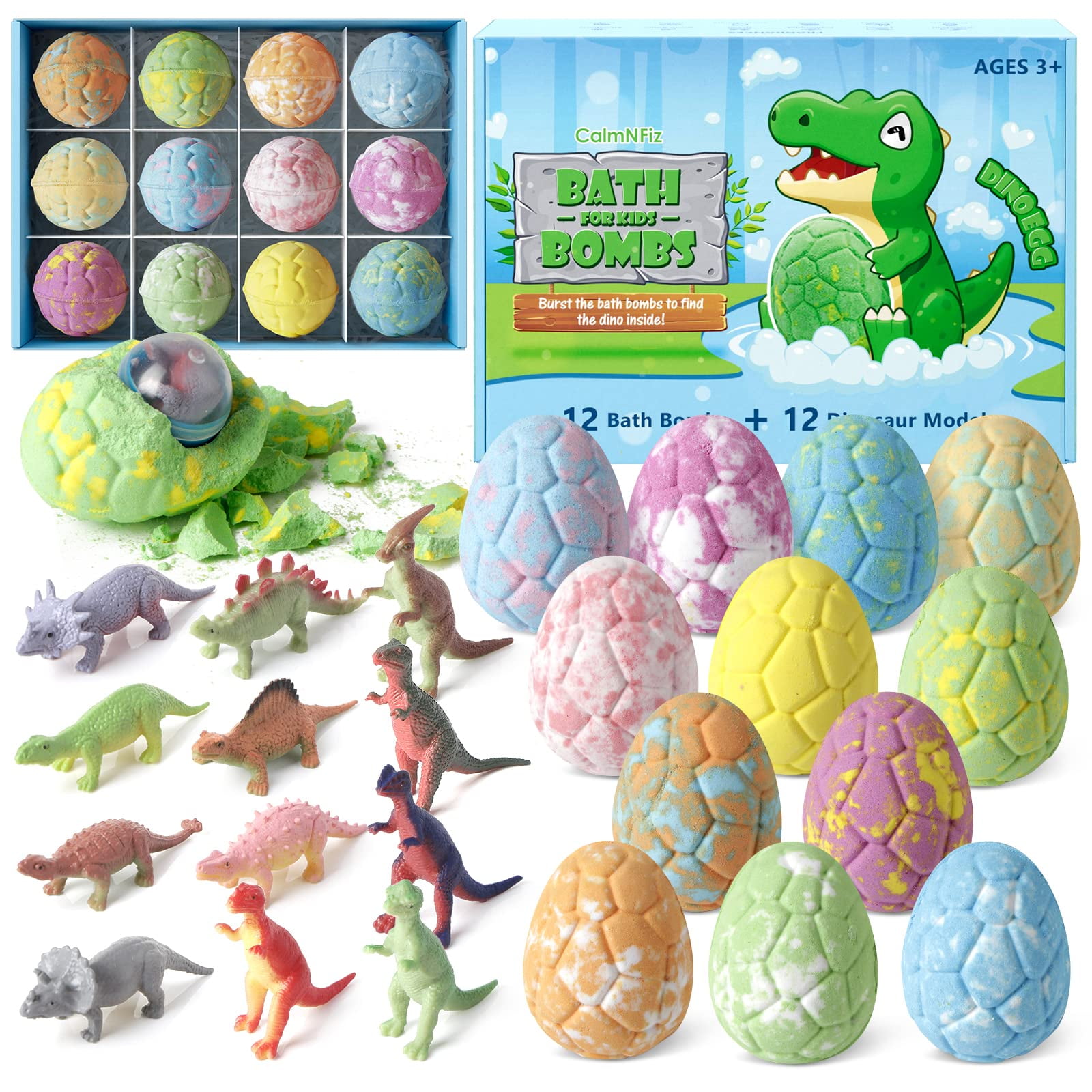 Click here for Calmnfiz Bath Bombs With Surprise Dinosaur Toys In... prices