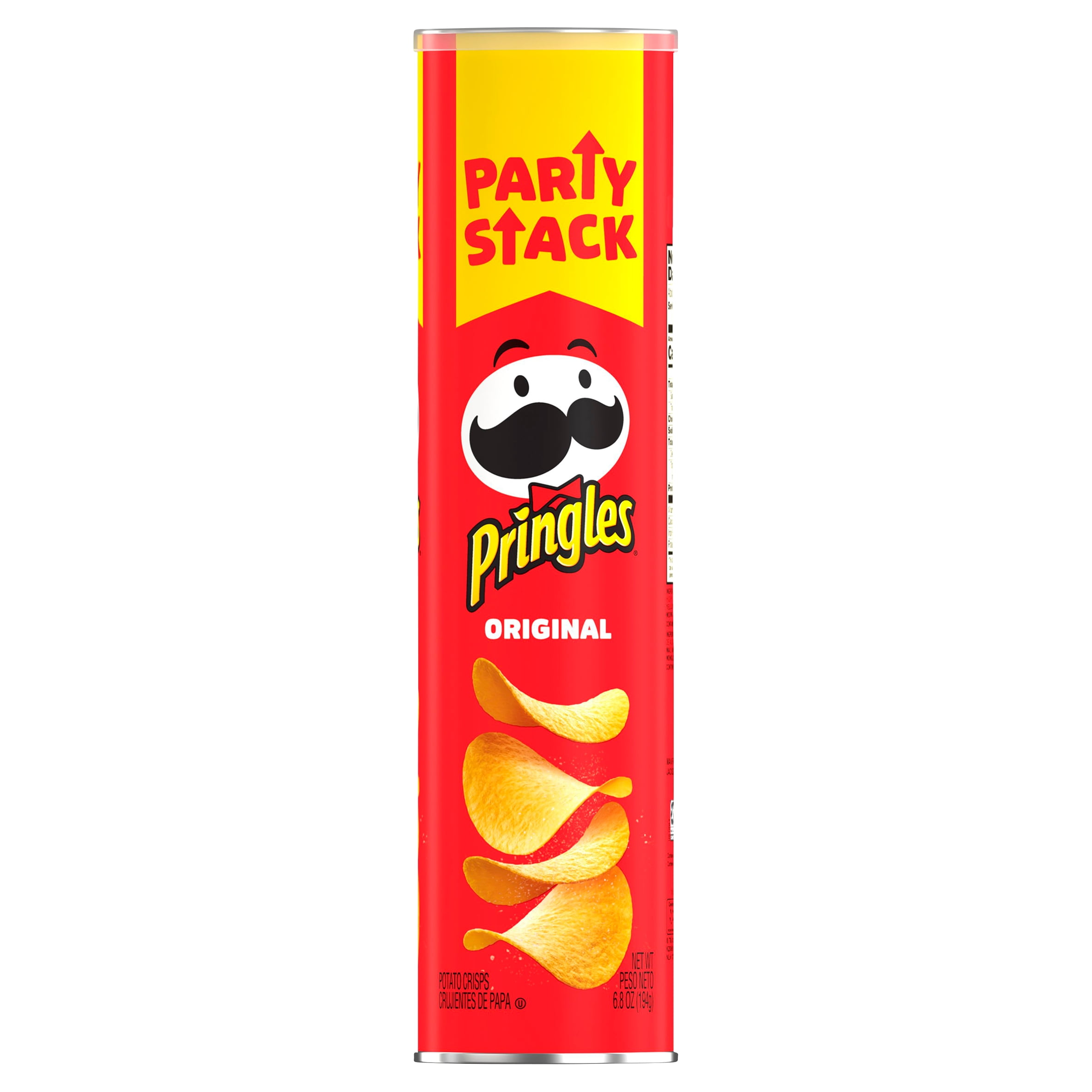 Pringles Original Potato Crisps Party Stack, 6.8 oz – Walmart Inventory ...