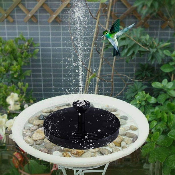 Garden Fountain Lightweight Portable ABS Sunlight Energy Water Fountain ...