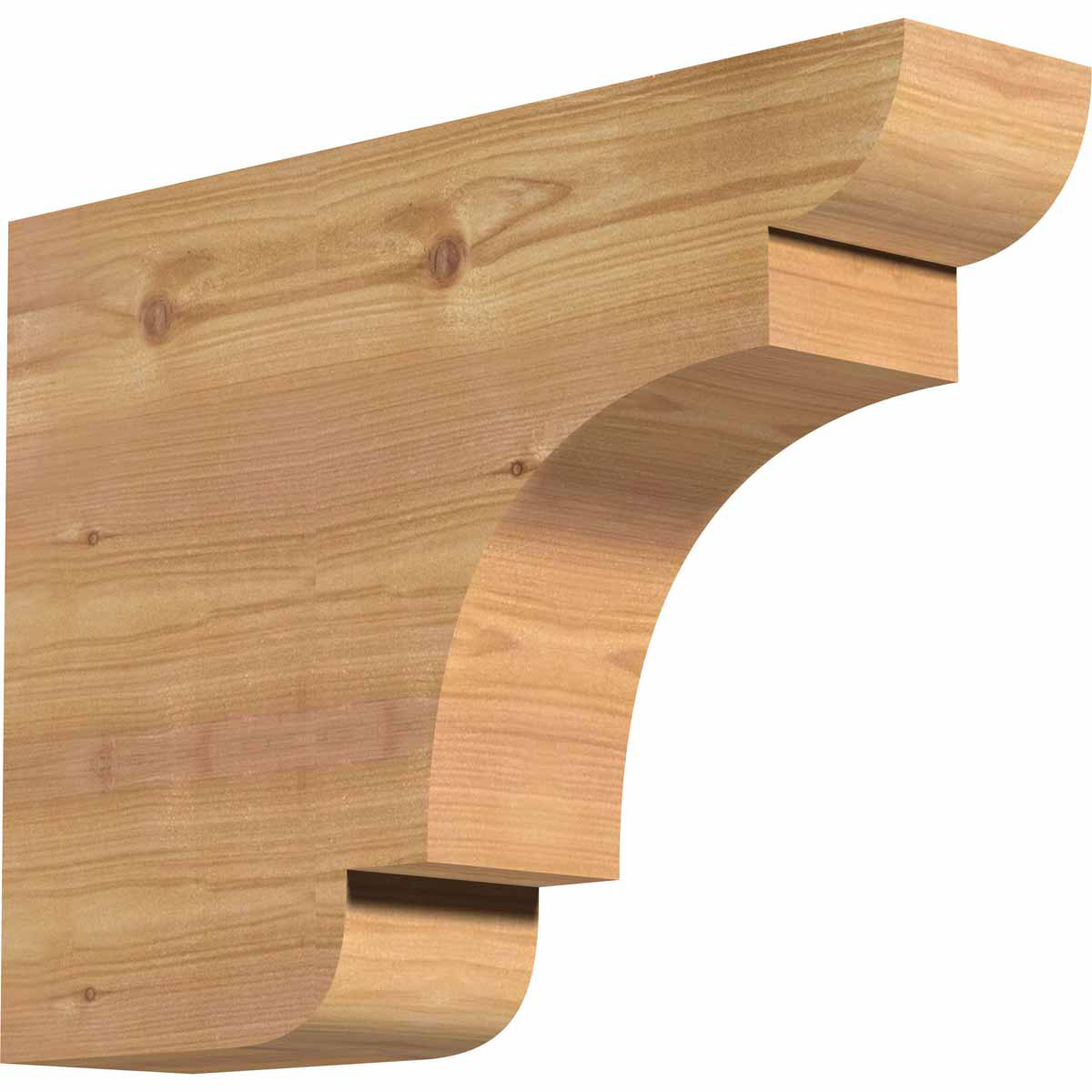 3 1/2"W x 12"H x 16"L New Brighton Smooth Rafter Tail, Western Red ...