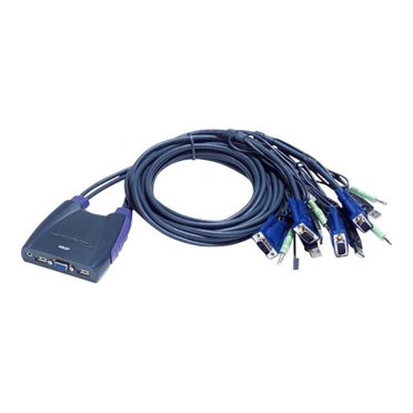 Aten 2PORT USB KVM SWITCH W/2 CABLES SUP UP TO 2048X1536 - Walmart.com