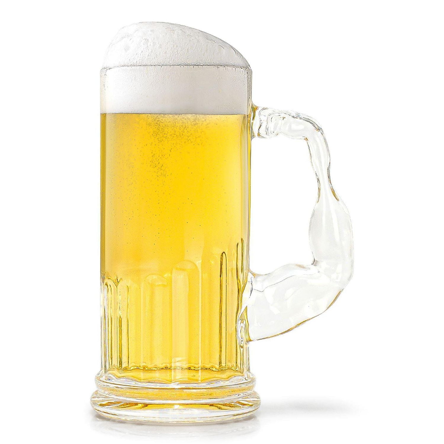 Click here for Brilliant Muscle Man Beer Mug 550ml  Set Of 2 prices