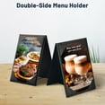 Wechef 10pcs 4x6in Double-Sided Menu A-Frame Holder, Ribbon Wedding ...
