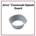 Drive Medical 11073300 Commode Splash Guard, Plastic HSA/FSA Eligible ...