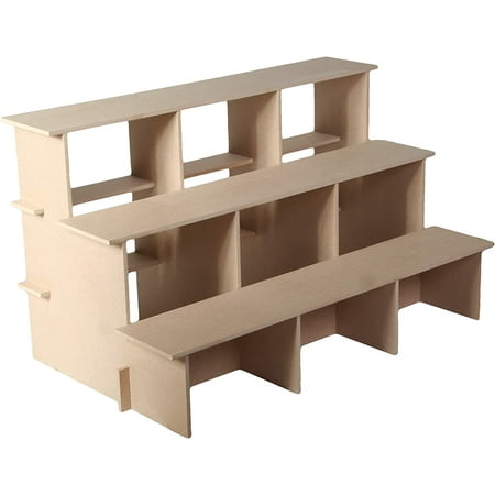 3 TIER DISPLAY STORAGE-POS TABLE DISPLAY UNIT STAND FOR RETAIL COUNTER ...