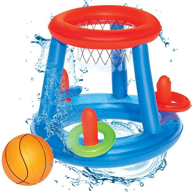 AAOMASSR Children‘s Inflatable Basketball Hoop Swimming Pool Water ...