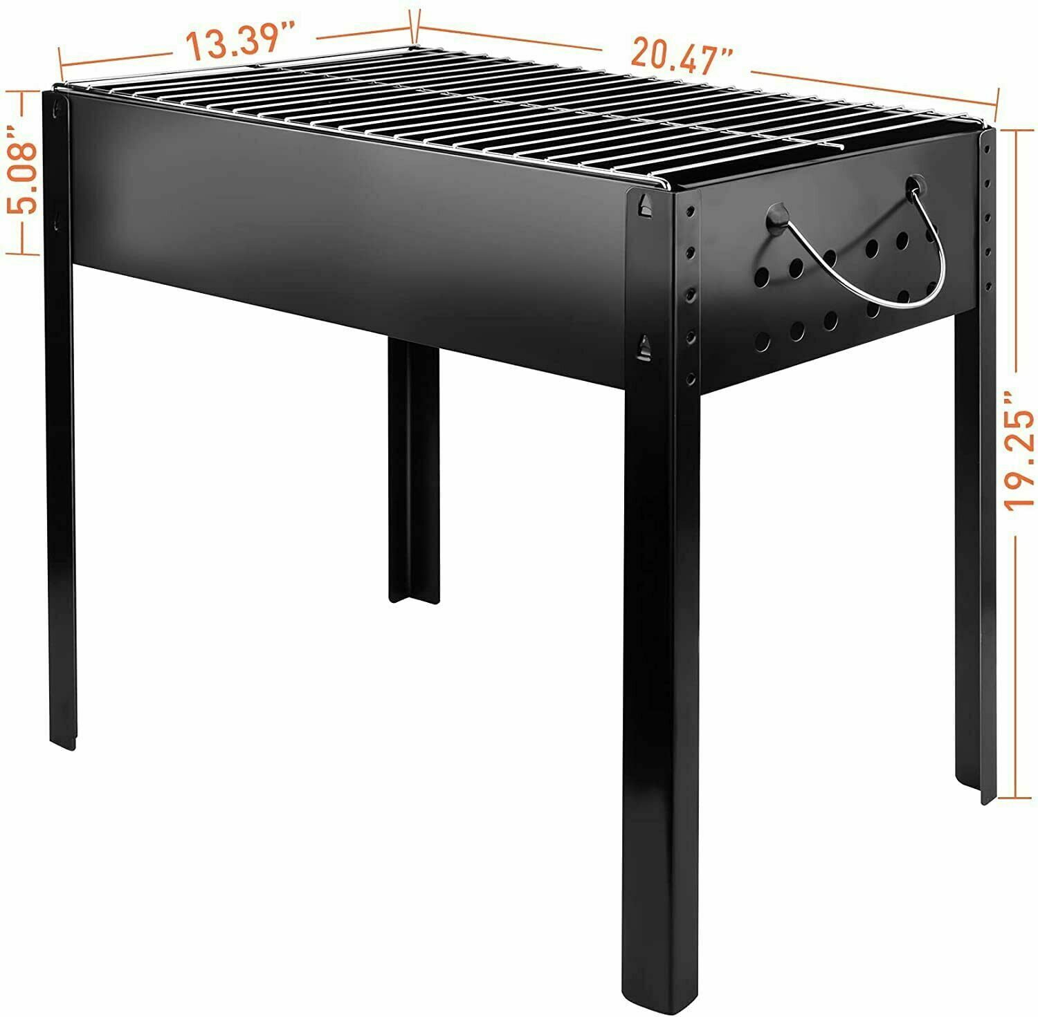 CoSoTower 20” Portable Foldable Outdoor Charcoal Barbecue Grill ...