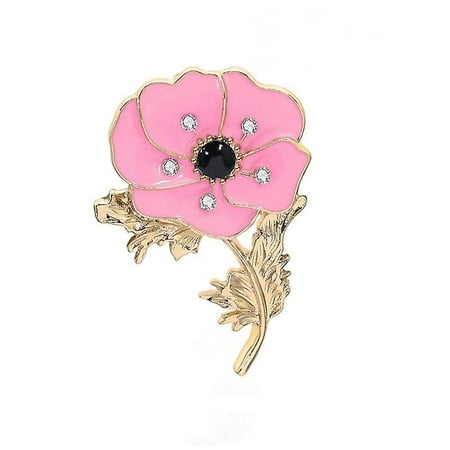 Poppy Flower Badges And Pins 2021 Lest We Forget Poppy Pins Enamel ...