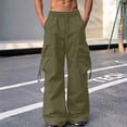 Men's Baggy Cargo Pants Parachute Pants Wide Leg Travel Pants Hiking ...