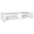 70.8" Modern TV Stand with Arch Cabinets,Solid Wood Legs & Adjustable ...