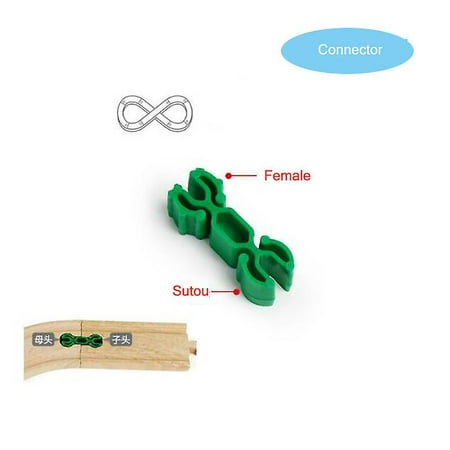 New Wooden Train Track Railway Accessories All Kinds Of Wood Track Fit ...