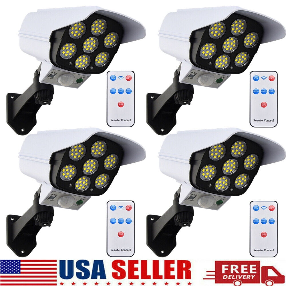 Zengest Fake Security Camera, with Solar Remote Control Induction ...