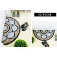 Sardfxul Semi Circle Waterproof Door Mats Washable Non-Slip PVC ...