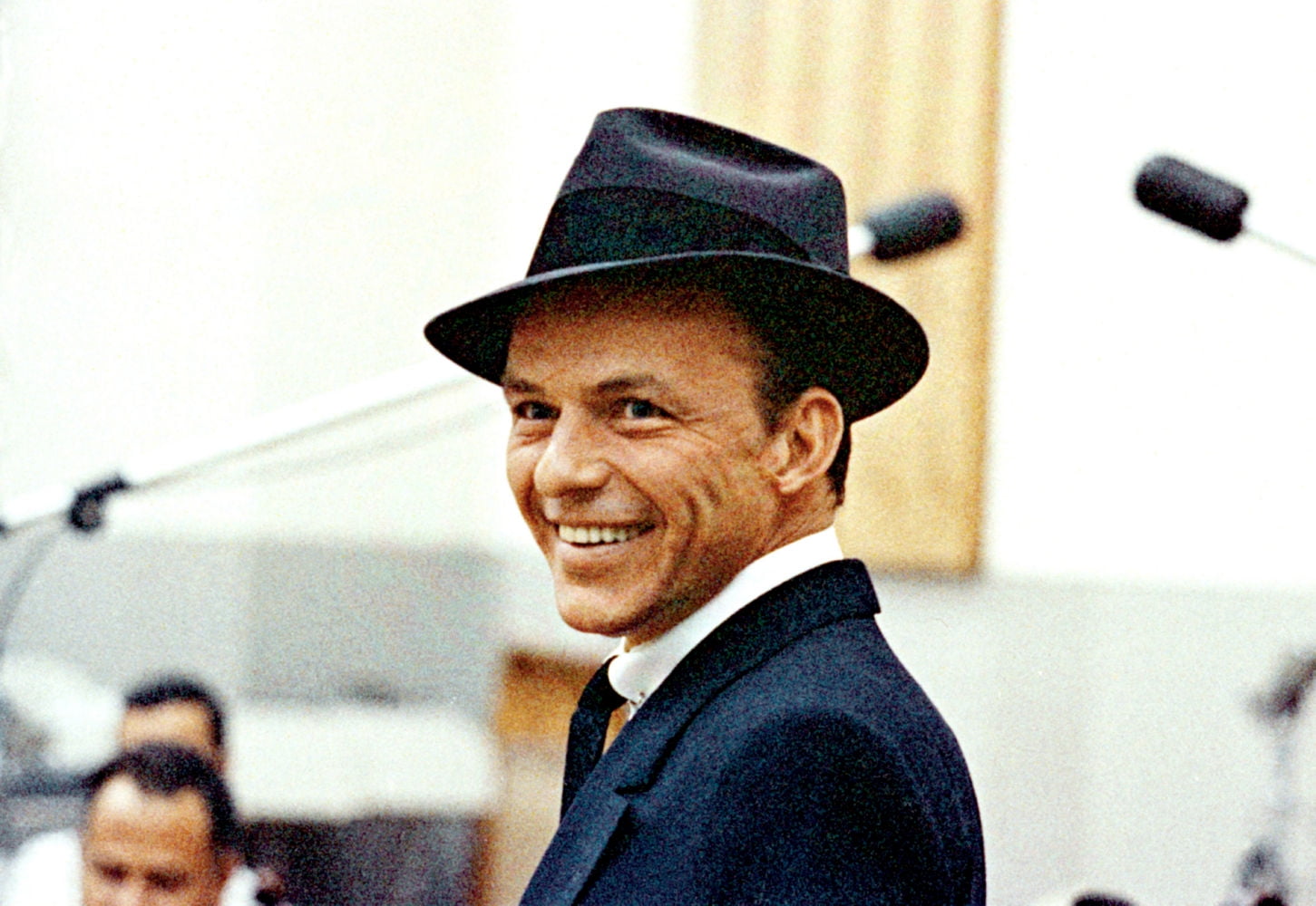 Frank Sinatra Poster Smiling Studio Art Poster 24x36 Multi-Color Square ...