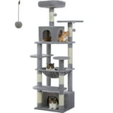 PAWZ Road Cat Tree 64" Sisal Scratching Posts Tower with Large Perch ...